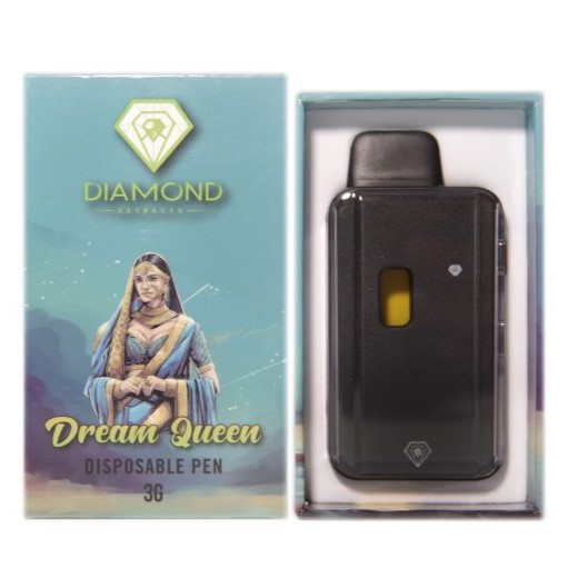 Diamond Concentrates Disposable Vape 3 Gram - Dream Queen (Sativa ...