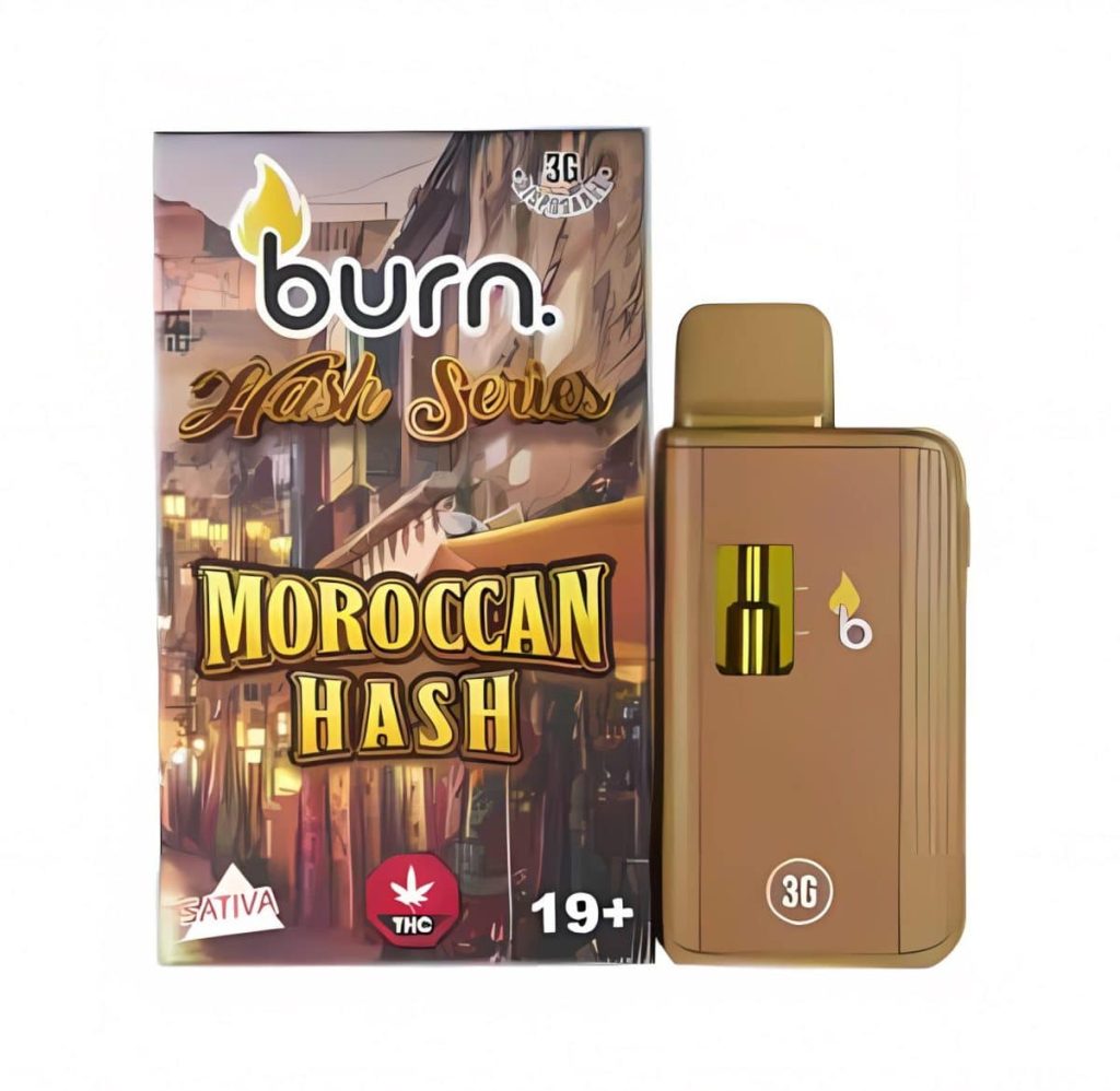 Burn 3 Gram – Disposable – Moroccan Hash (Sativa) - Crazycannabis ...